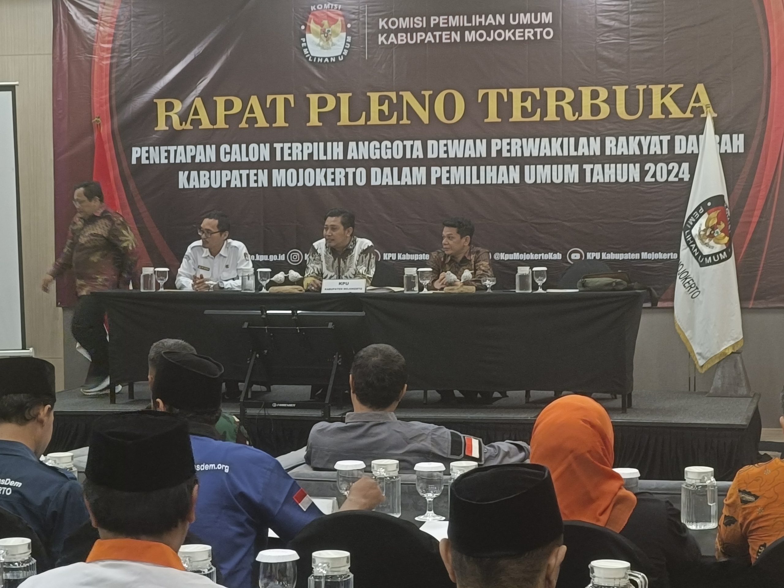 Kpu Kabupaten Mojokerto Gelar Rapat Pleno Terbuka Penetapan Dewan